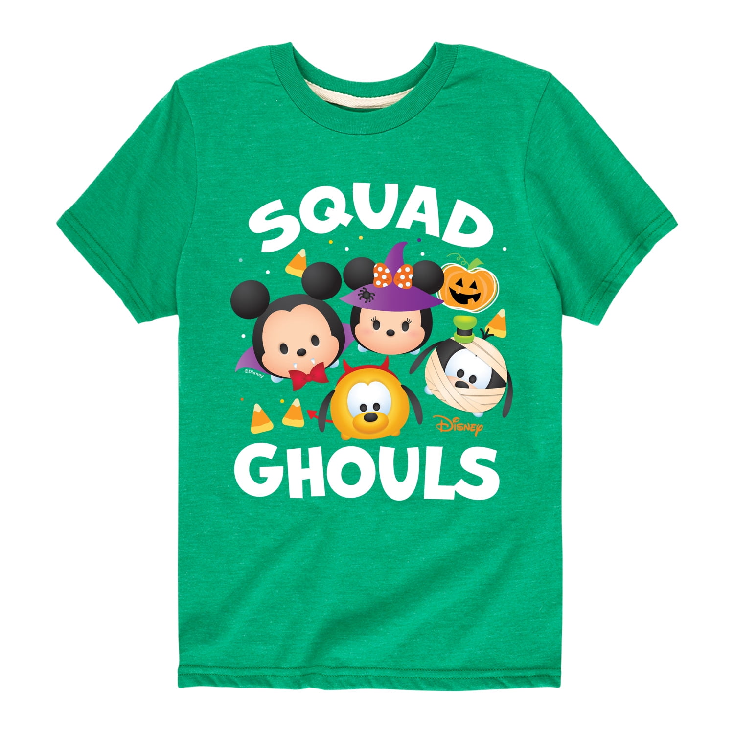 Mickey & Friends - Squad Ghouls - Toddler And Youth Short Sleeve ...