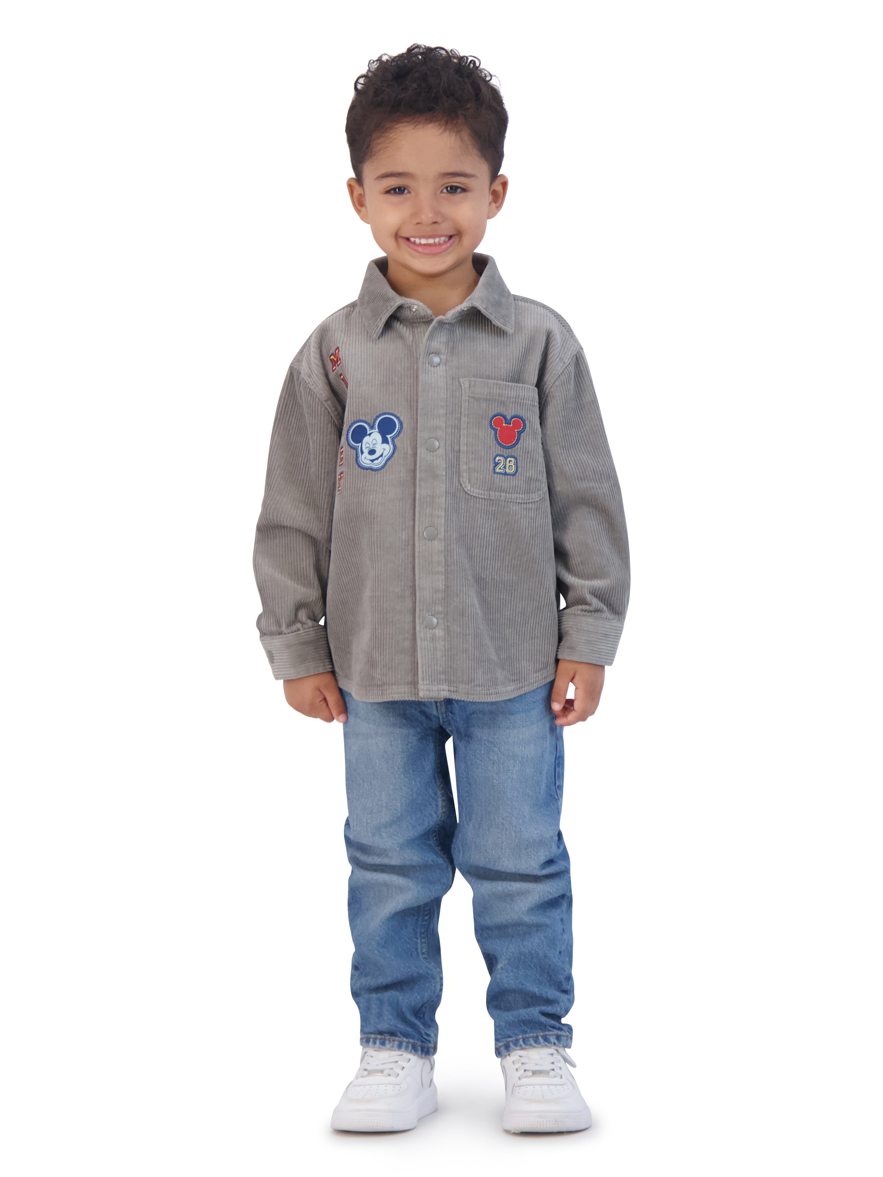Mickey & Friends Toddler Boy Shacket, Sizes 12M-5T - Walmart.com