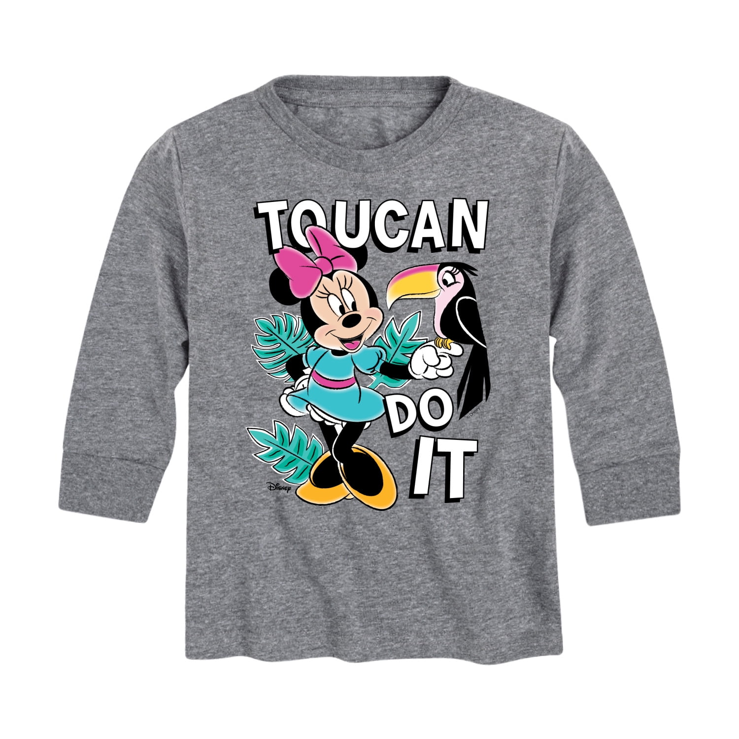 Mickey & Friends - Toucan Do It - Toddler And Youth Long Sleeve Graphic ...