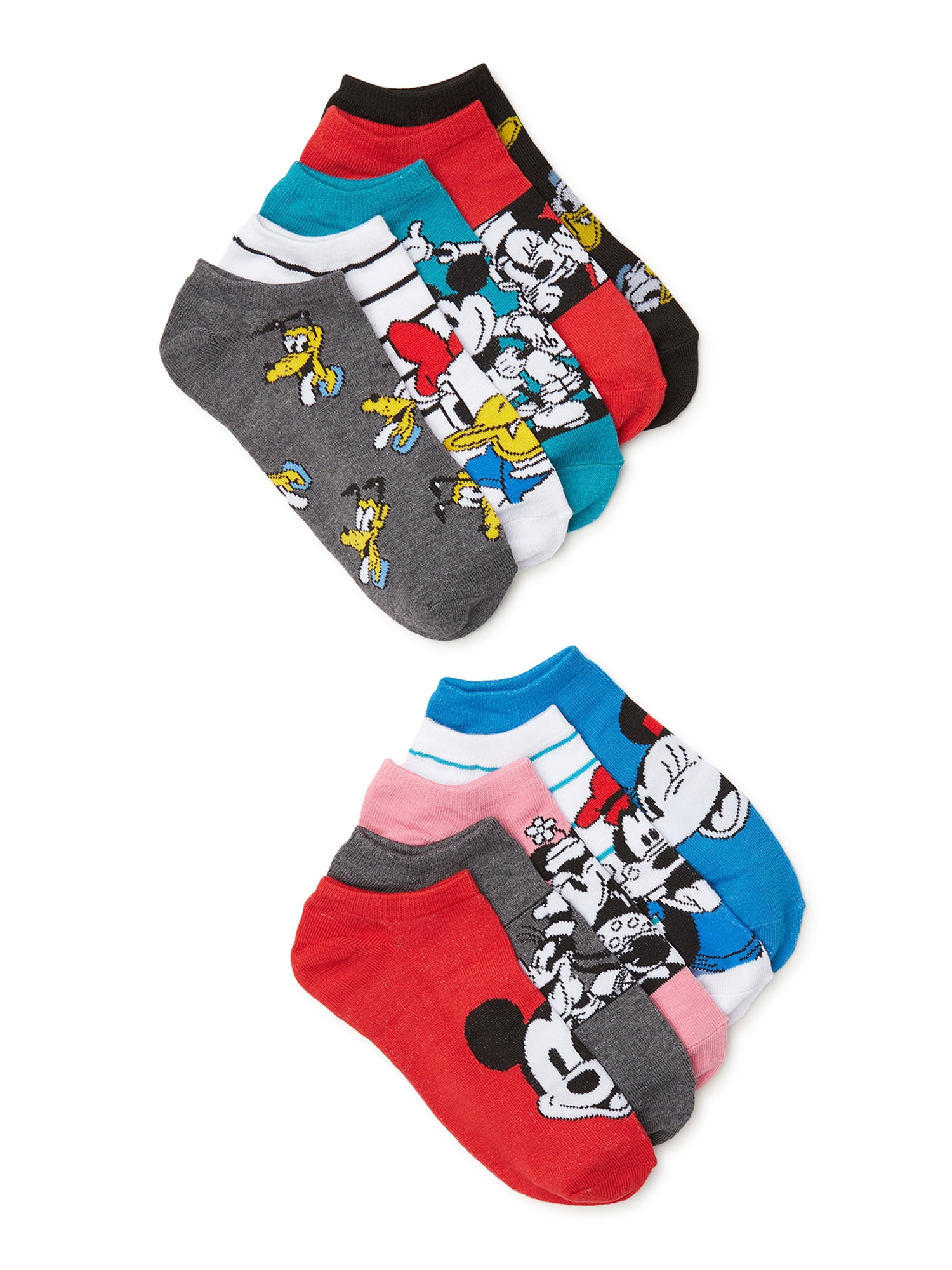 Mickey & Friends Women's Socks Box Set, 10-Pack - Walmart.com