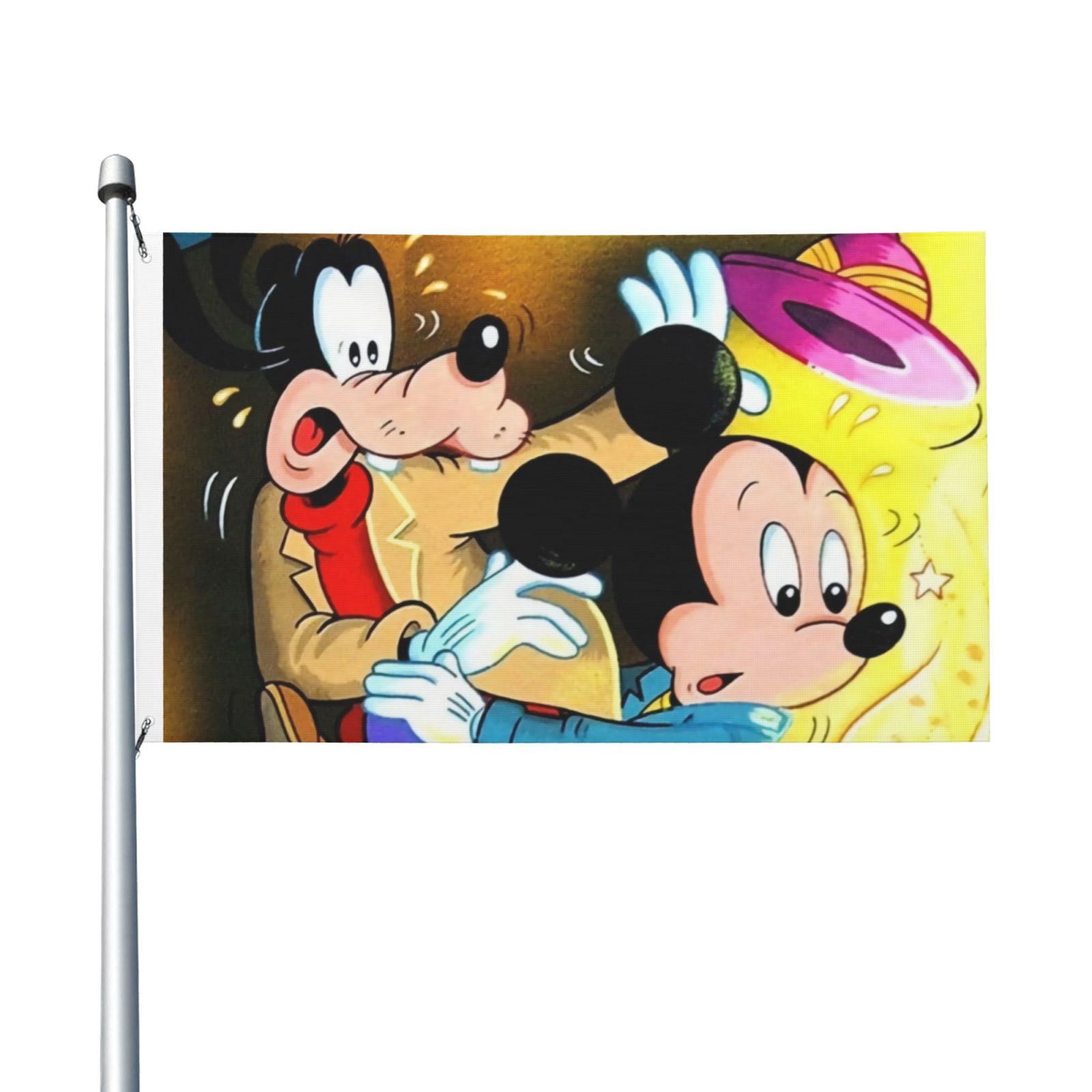 Mickey &Goofy5 3x5ft Face Flag Fade Proof Holiday Fall Flag Outdoor ...
