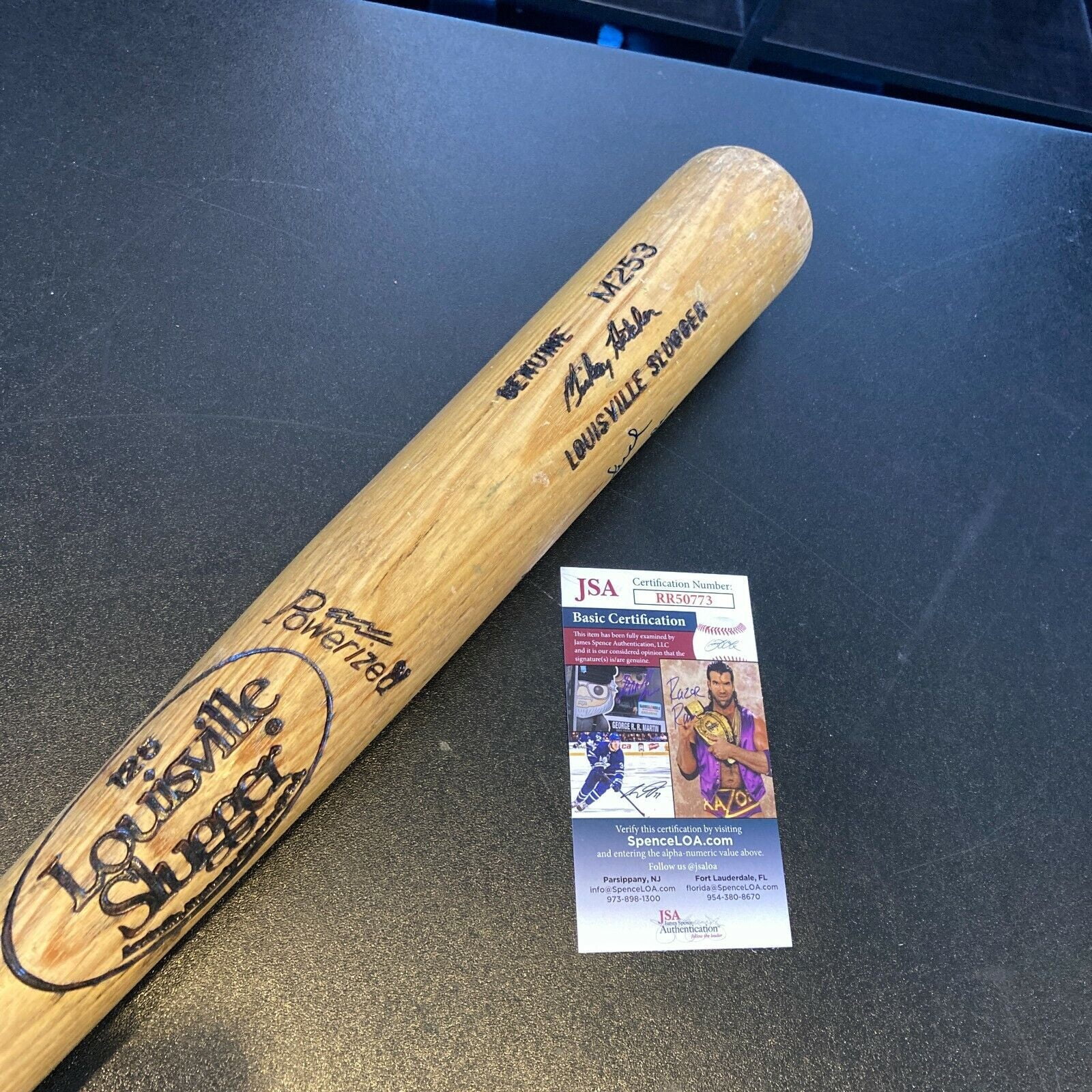 Mickey Hatcher Signed 1970's Louisville Slugger Game Used Baseball Bat ...