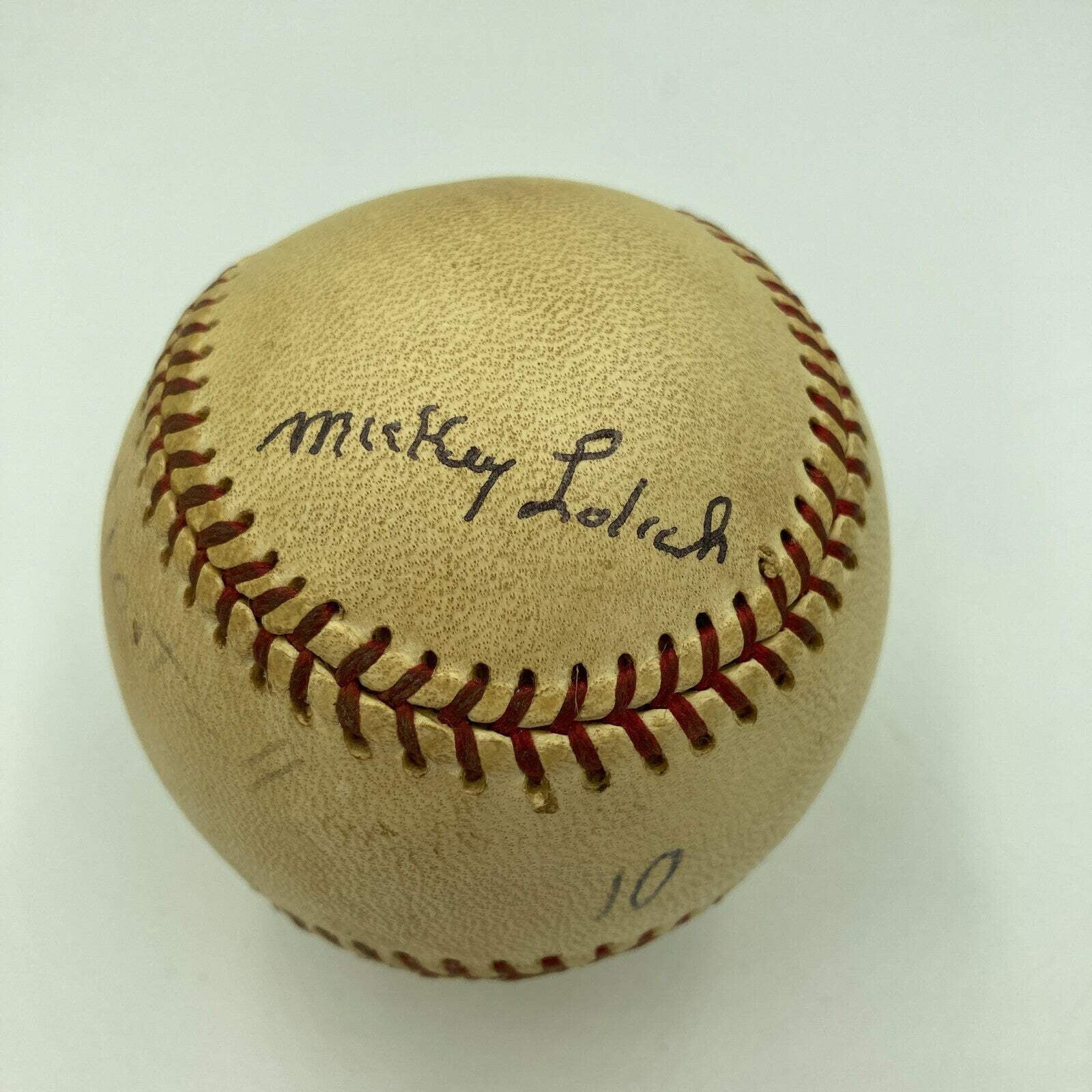Mickey Lolich Signed Career Win No. 173 Final Out Game Used Baseball ...