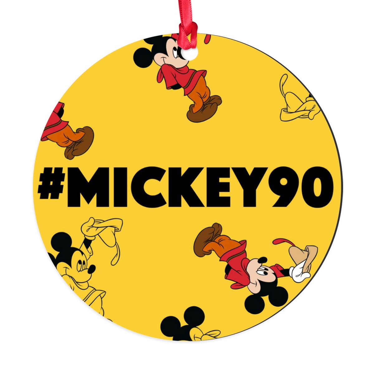 Mickey MDF Personalized Sublimation Pendant Round Cartoon Disc ...