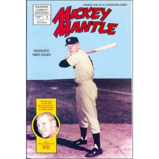 Mickey Mantle #1 VF ; Magnum Comic Book - Walmart.com