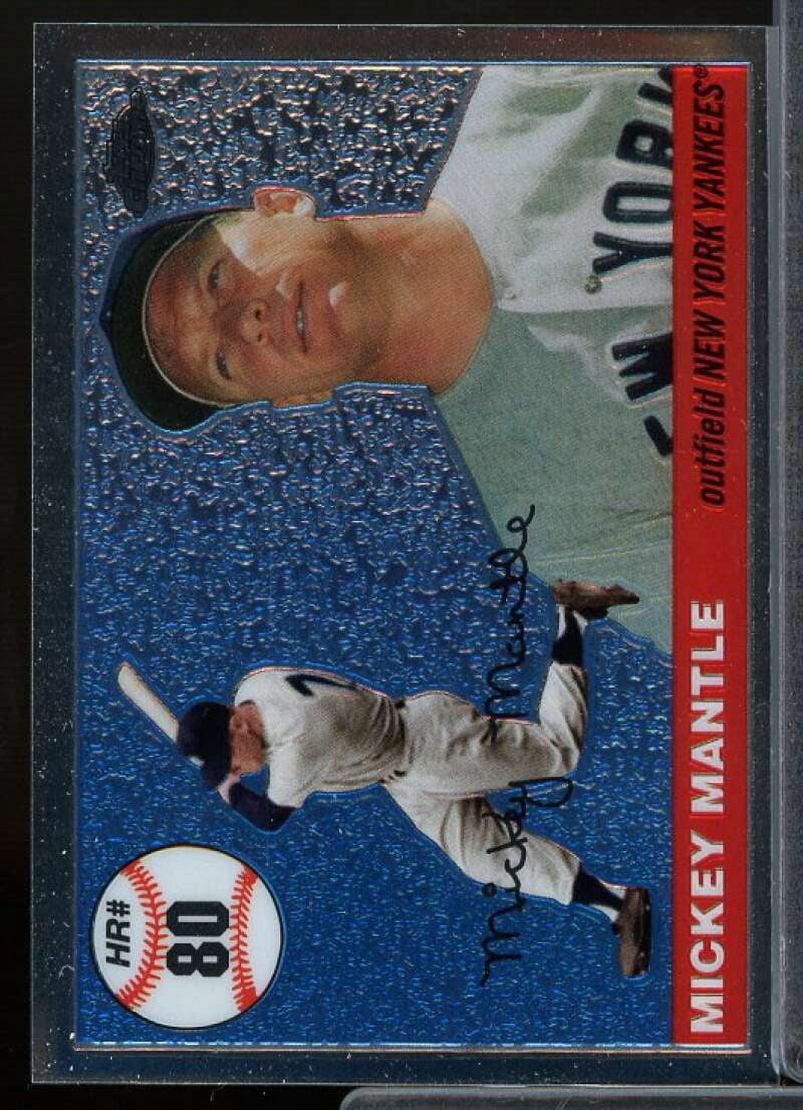 Mickey Mantle Card 2006 Topps Chrome Mantle Home Run History #MHRC80 ...
