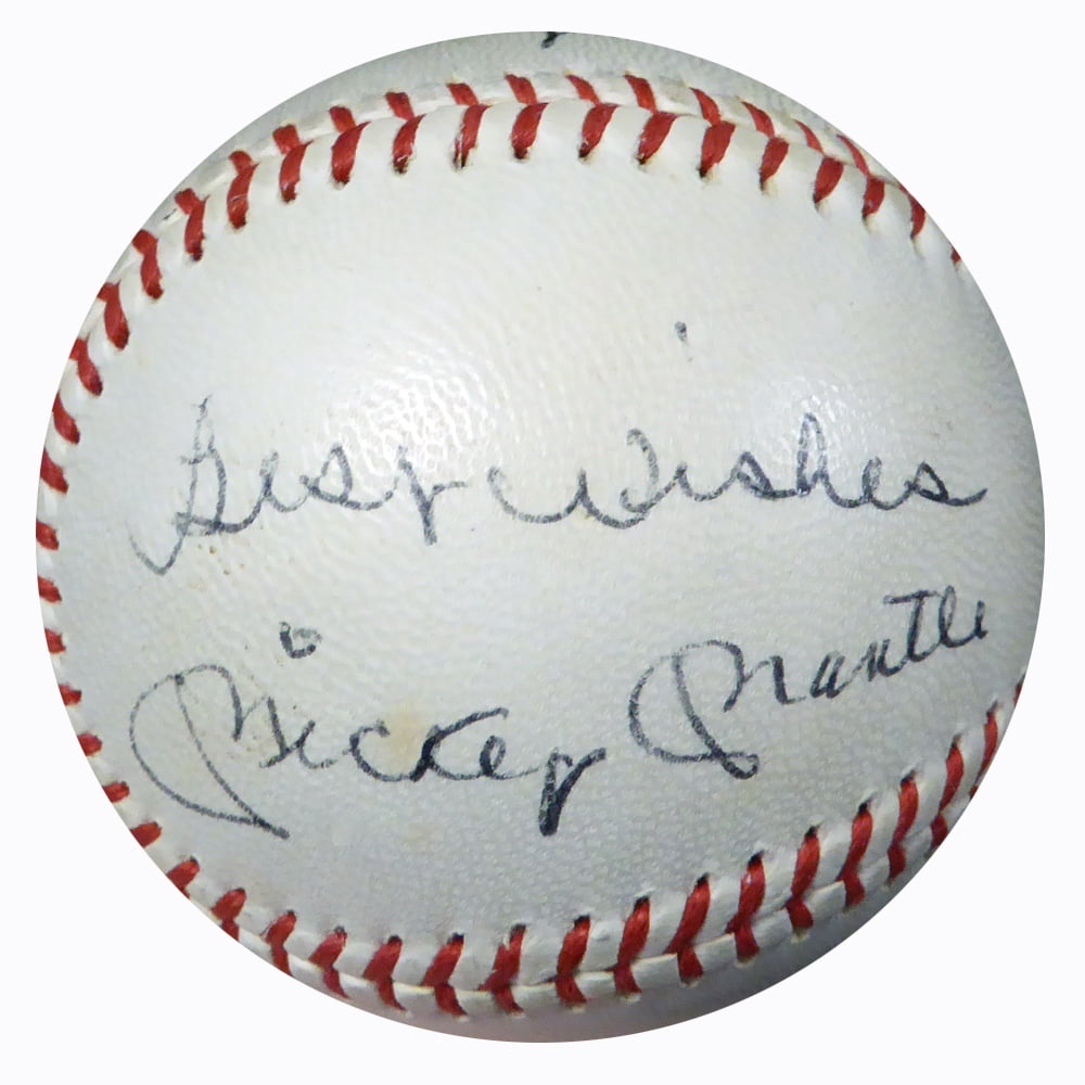 Mickey Mantle & Pedro Ramos Autographed Official AL Cronin Baseball New ...