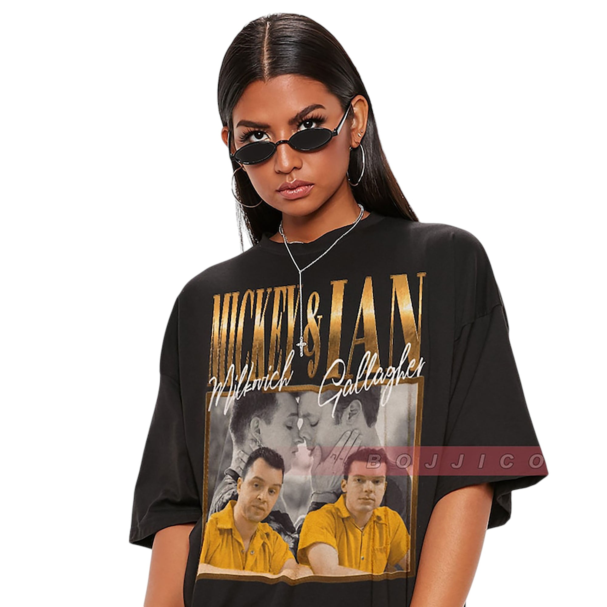 Mickey Milkovich & Ian Gallagher Shameless Retro Unisex Classic 2D T ...