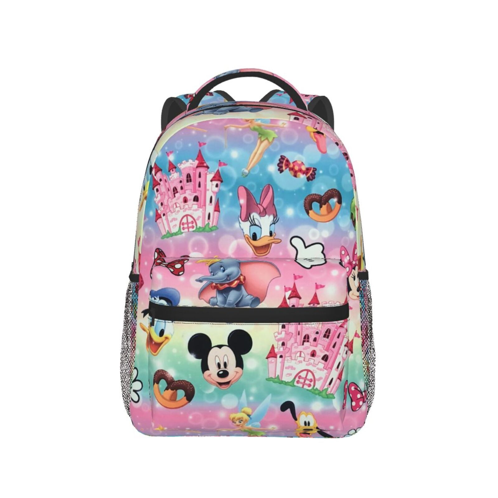 Mickey & Minnie Friends Disney Squad Backpack,Polyester Canvas Casual ...