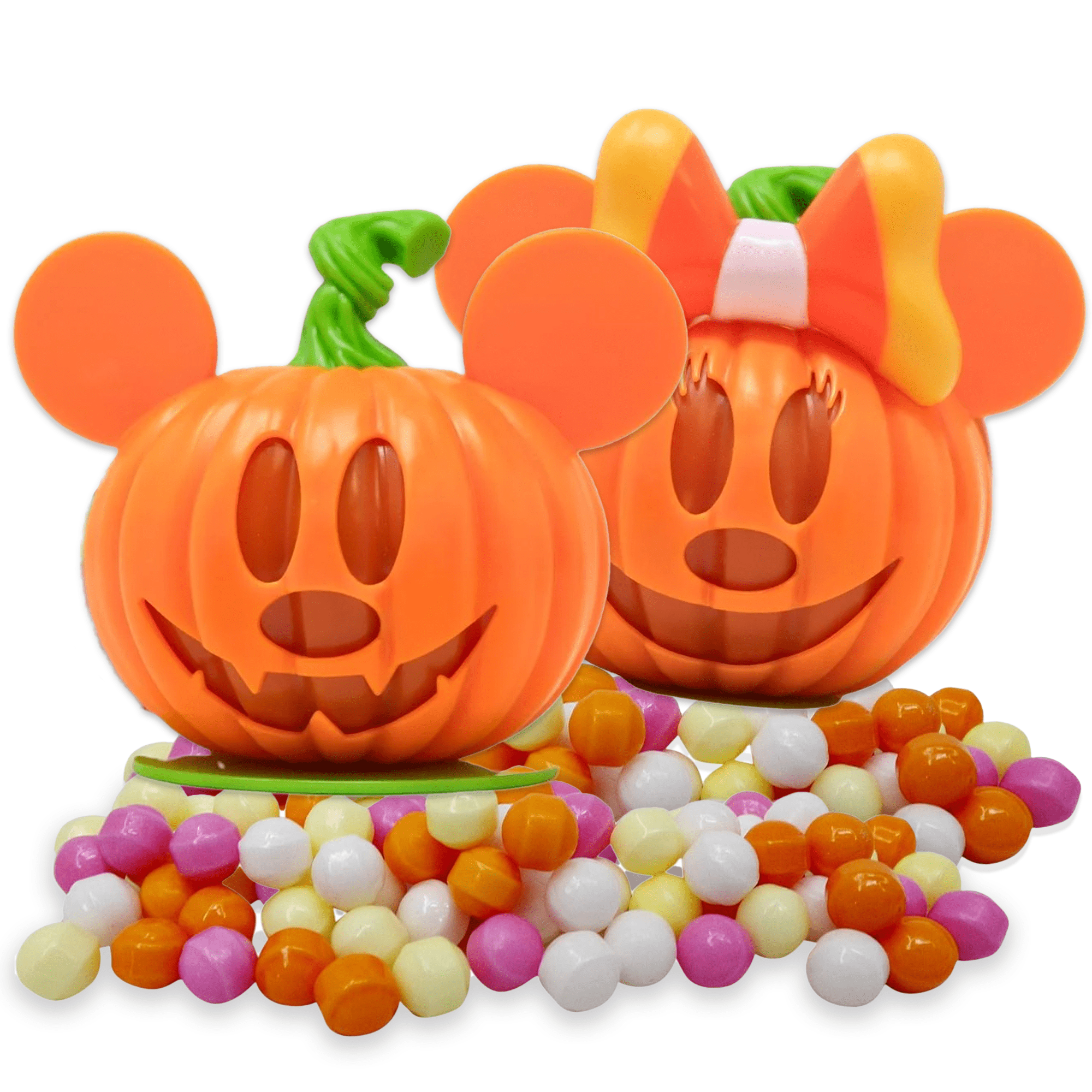 Mickey and Minnie Halloween Pumpkin Candy Case 2 Pack, 1 of Each ...