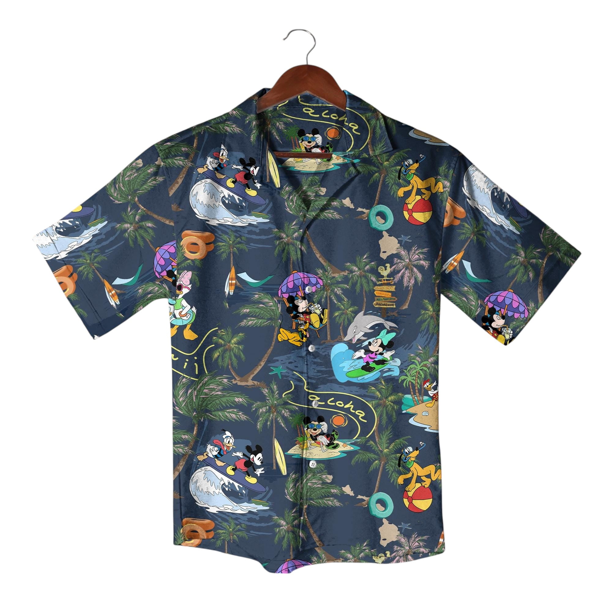 Mickey Minnie Hawaiian Shirt Disneyland Hawaii Disney Summer Vibes ...