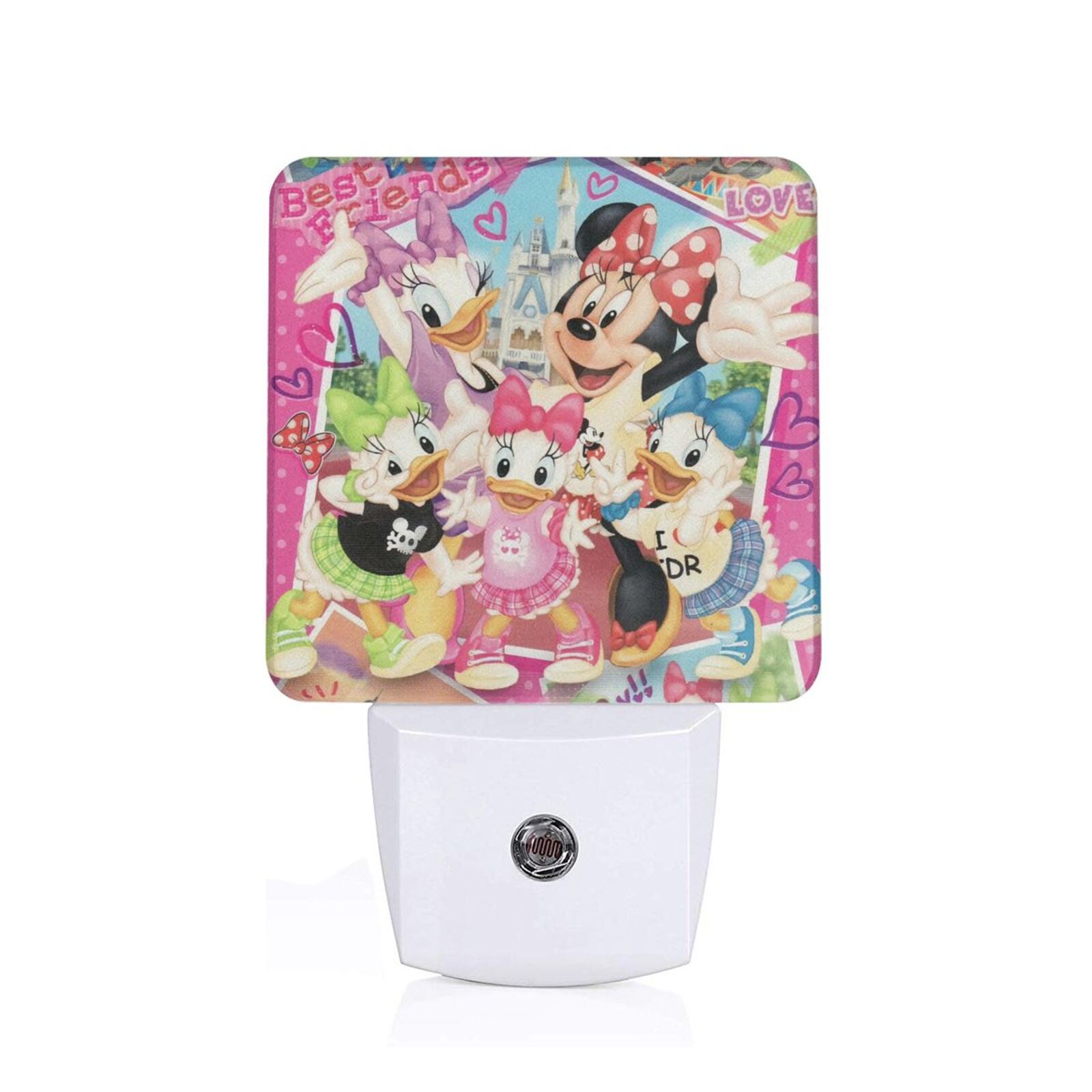 Mickey & Minnie Mouse Daisy Duck LED Night Light with Dusk to Dawn ...