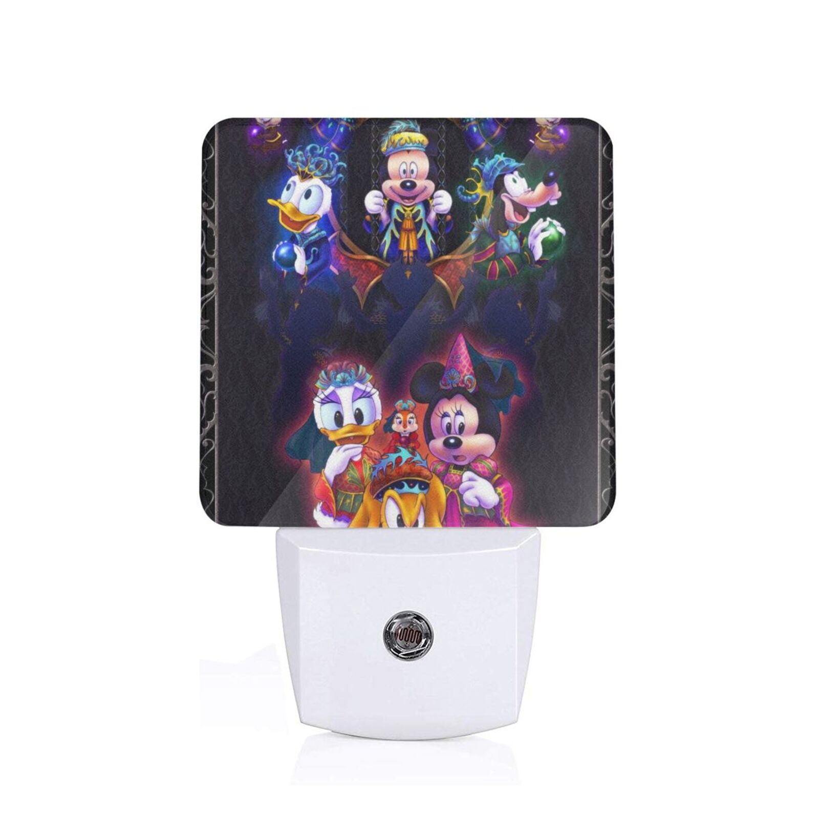 Mickey & Minnie Mouse & Friends Magical World LED Night Light with Dusk ...