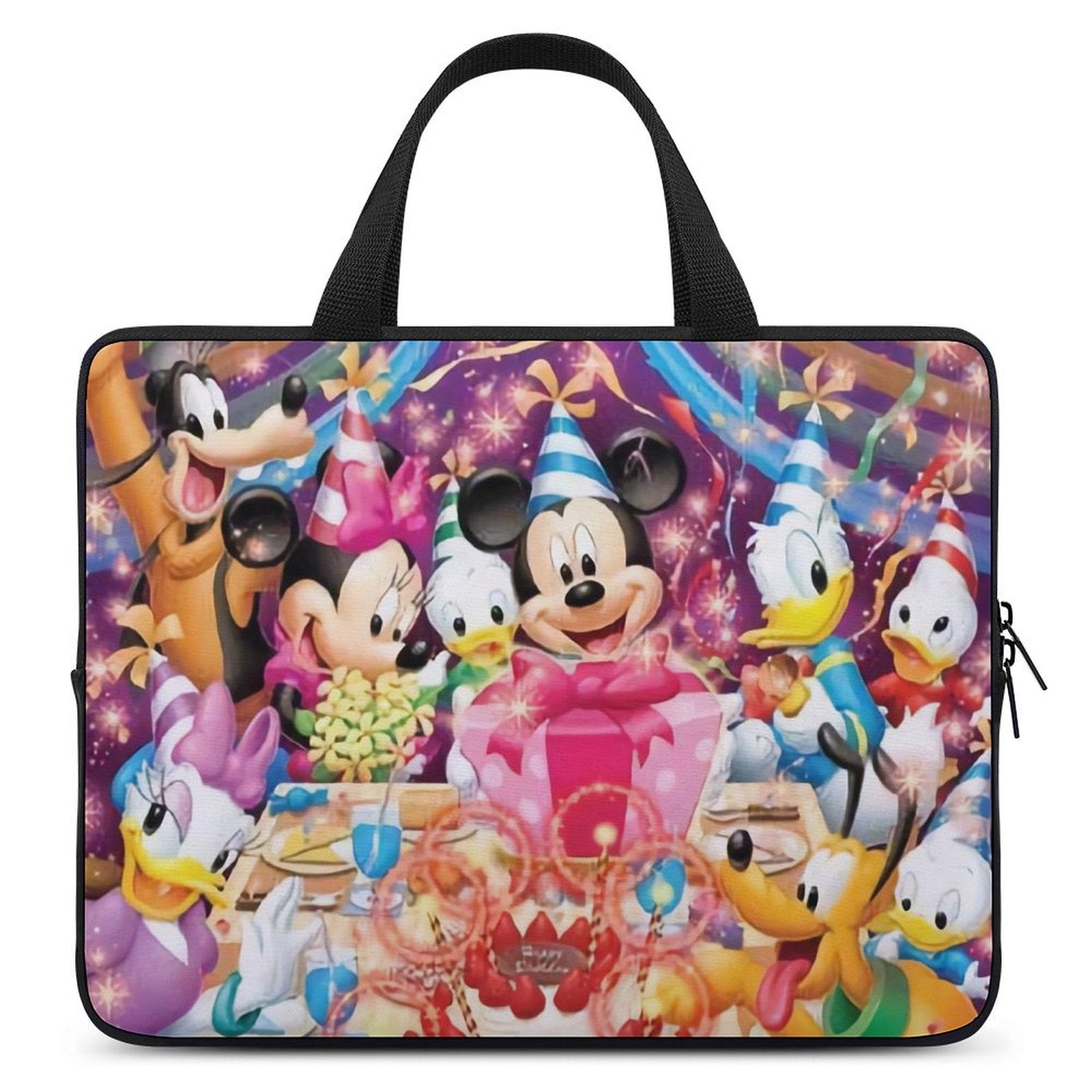 Mickey & Minnie Mouse Happy Birthday 17 Inch Laptop Bag,Expandable ...