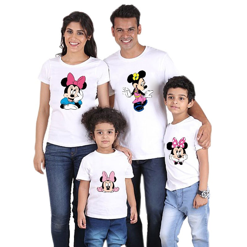 Mickey & Minnie Mouse Kids Shirts Girls Cute Loose T-shirts for Women ...