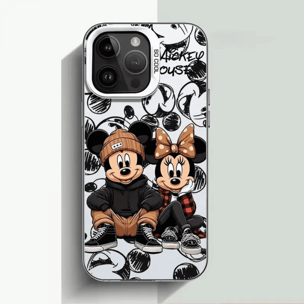 Mickey Minnie Mouse Ultra Clear Full Screen Phone Case for iPhone 16/15 ...
