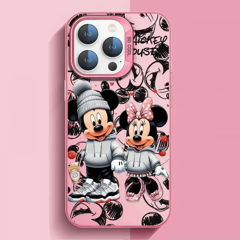 Mickey Minnie Mouse Ultra Clear Full Screen Phone Case for iPhone 16/15 ...