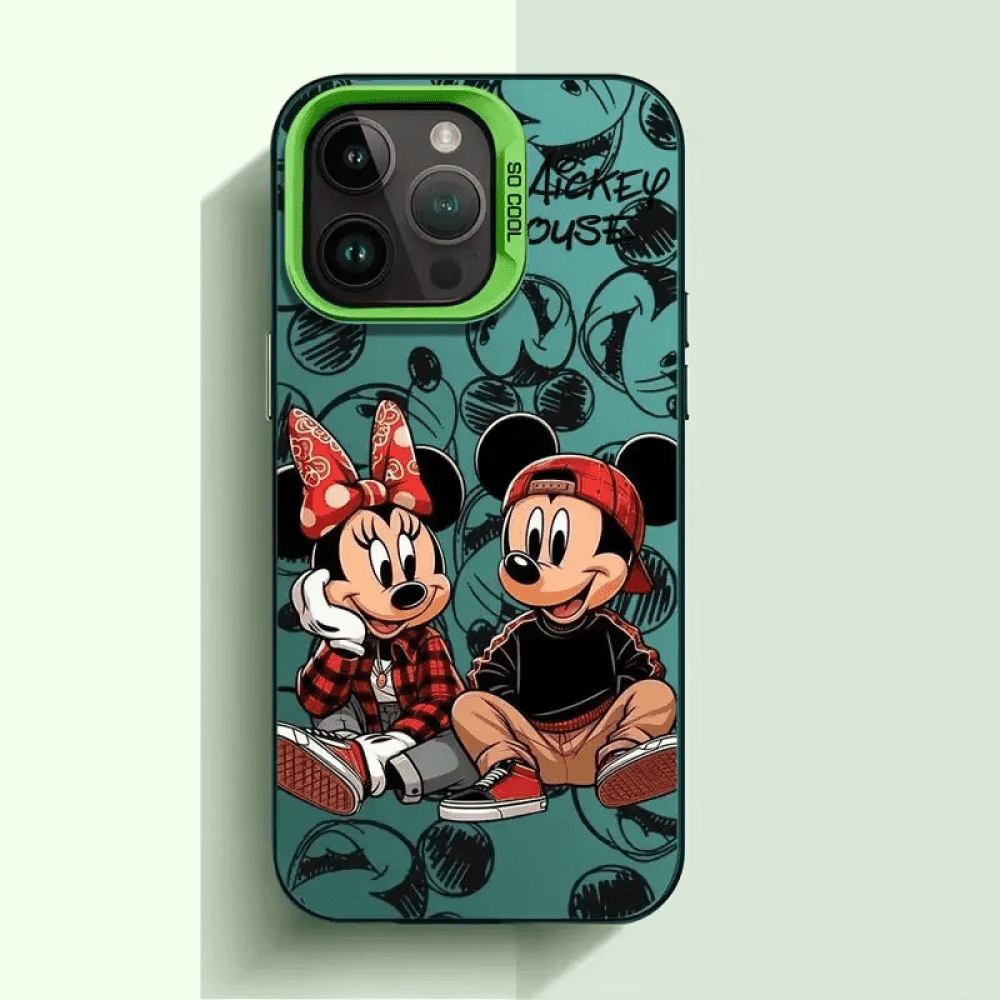 Mickey Minnie Mouse Ultra Clear Full Screen Phone Case for iPhone 16/15 ...
