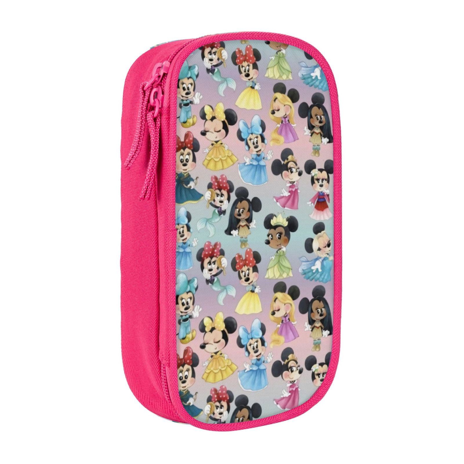 Mickey Minnie Princess Pencil Case,Pencil Pouch,Extra Big Pencil Bag ...