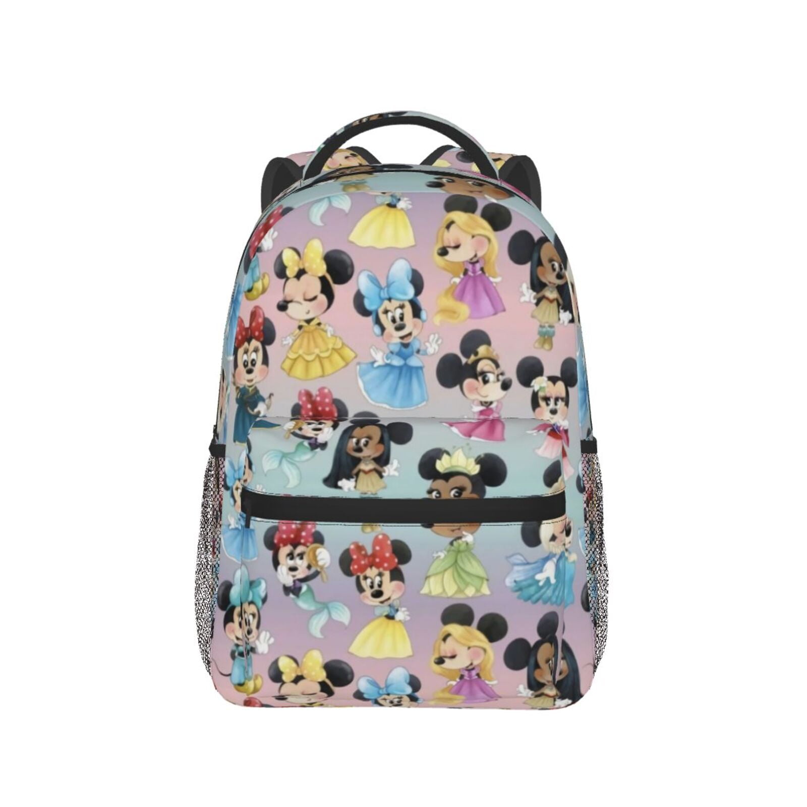 Mickey Minnie Princess Travel Backpack,Carry On Backpack Personal Item ...