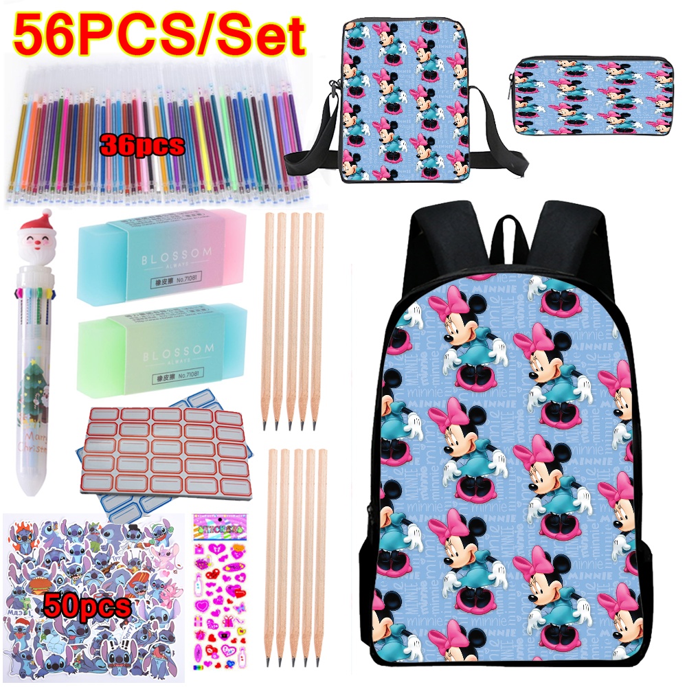 Mickey&Minnie School Backpack Beautiful Daypack for Teens with ...