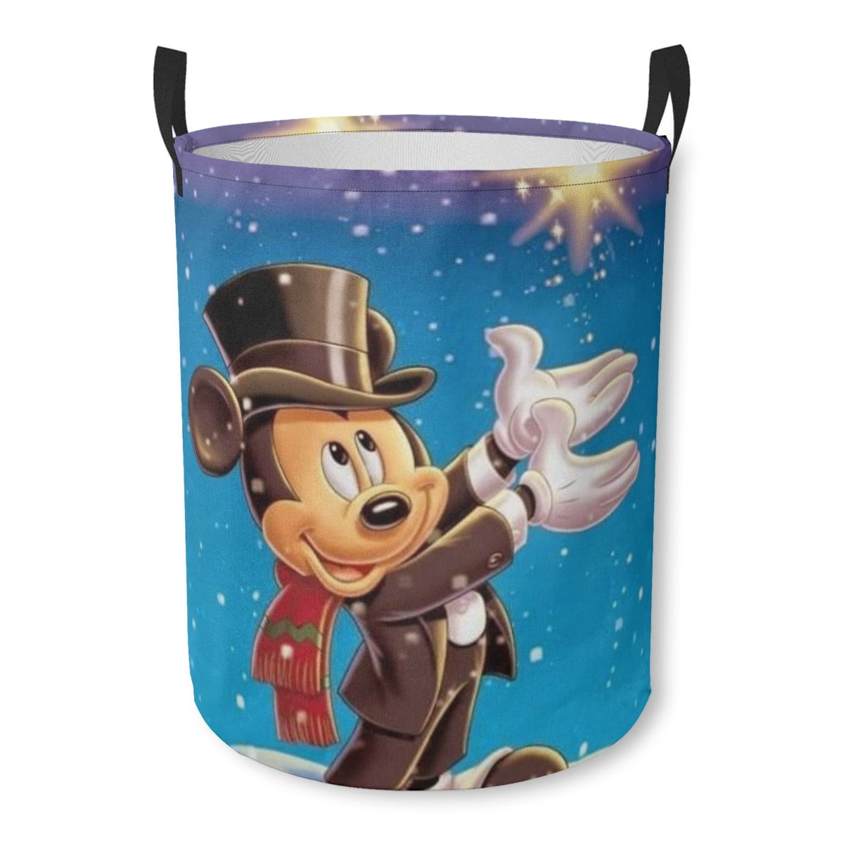 Mickey Minnie cuteKawaii Collapsible laundryhamper cute anime Round ...