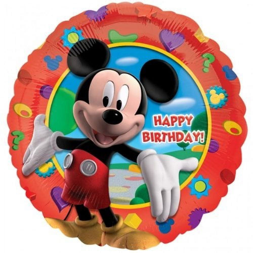 Mickey Mouse - 18 Mickey's Clubhouse Birthday Mylar Balloon #352 ...