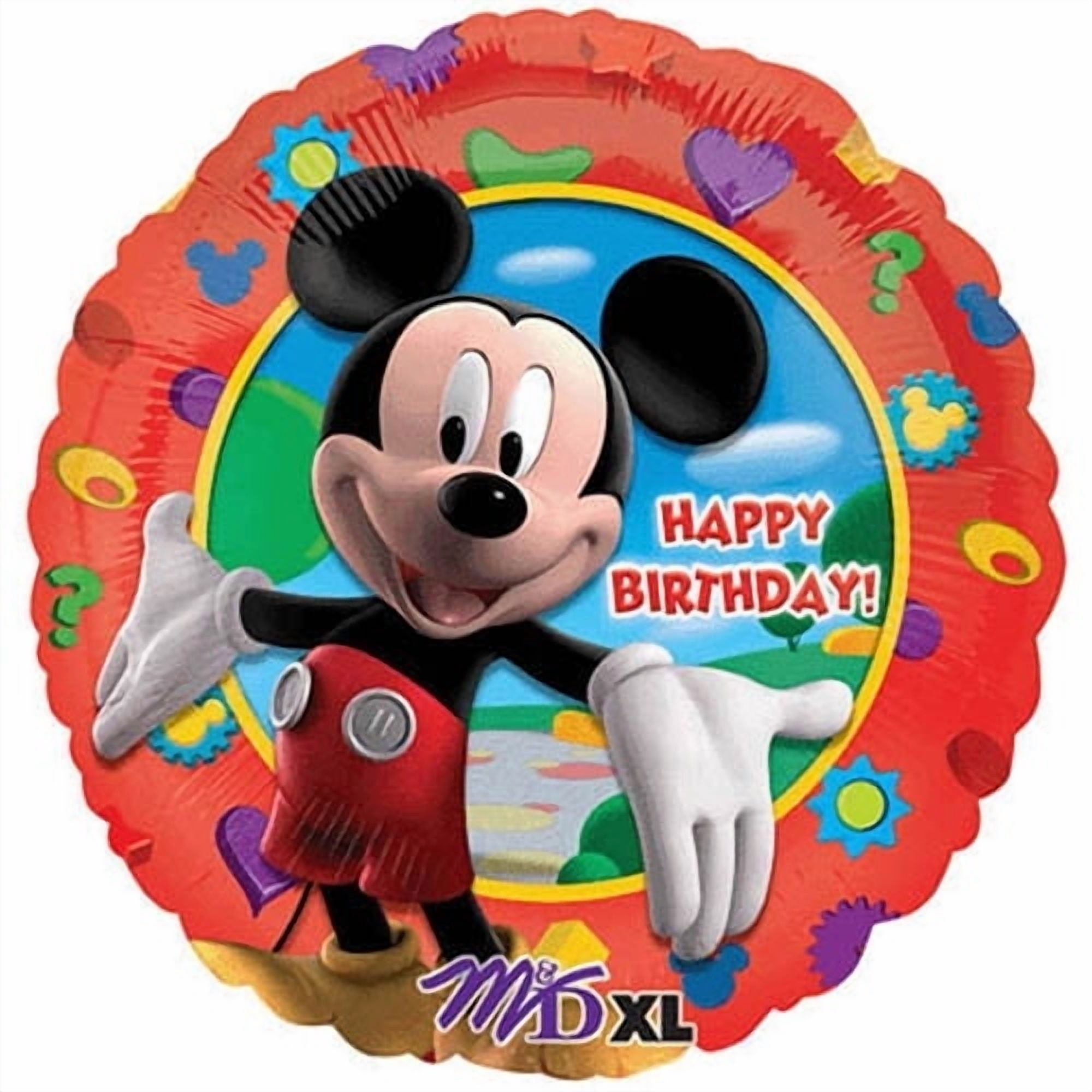 Mickey Mouse - 18 Mickey's Clubhouse Birthday Mylar Balloon #352 ...