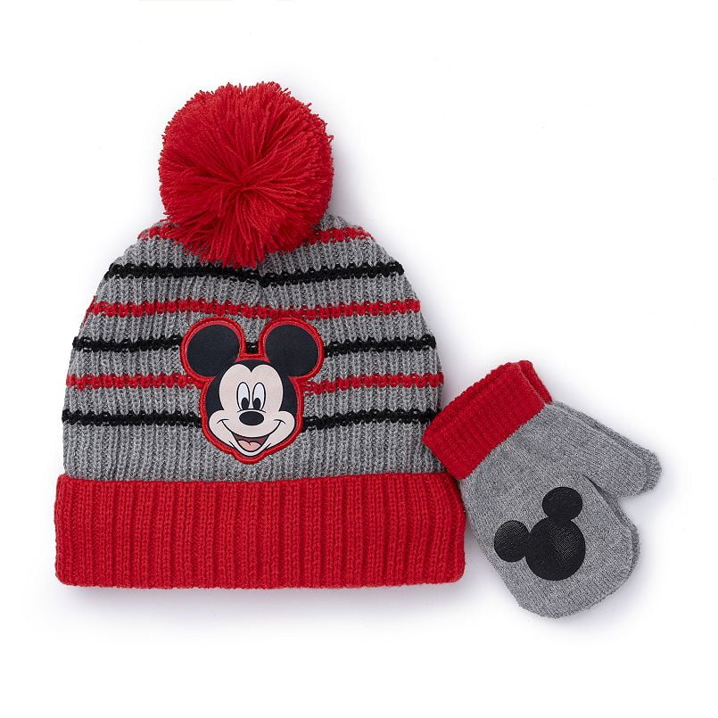 Mickey Mouse 2-pc. Hat & Mittens Set for kids - Walmart.com