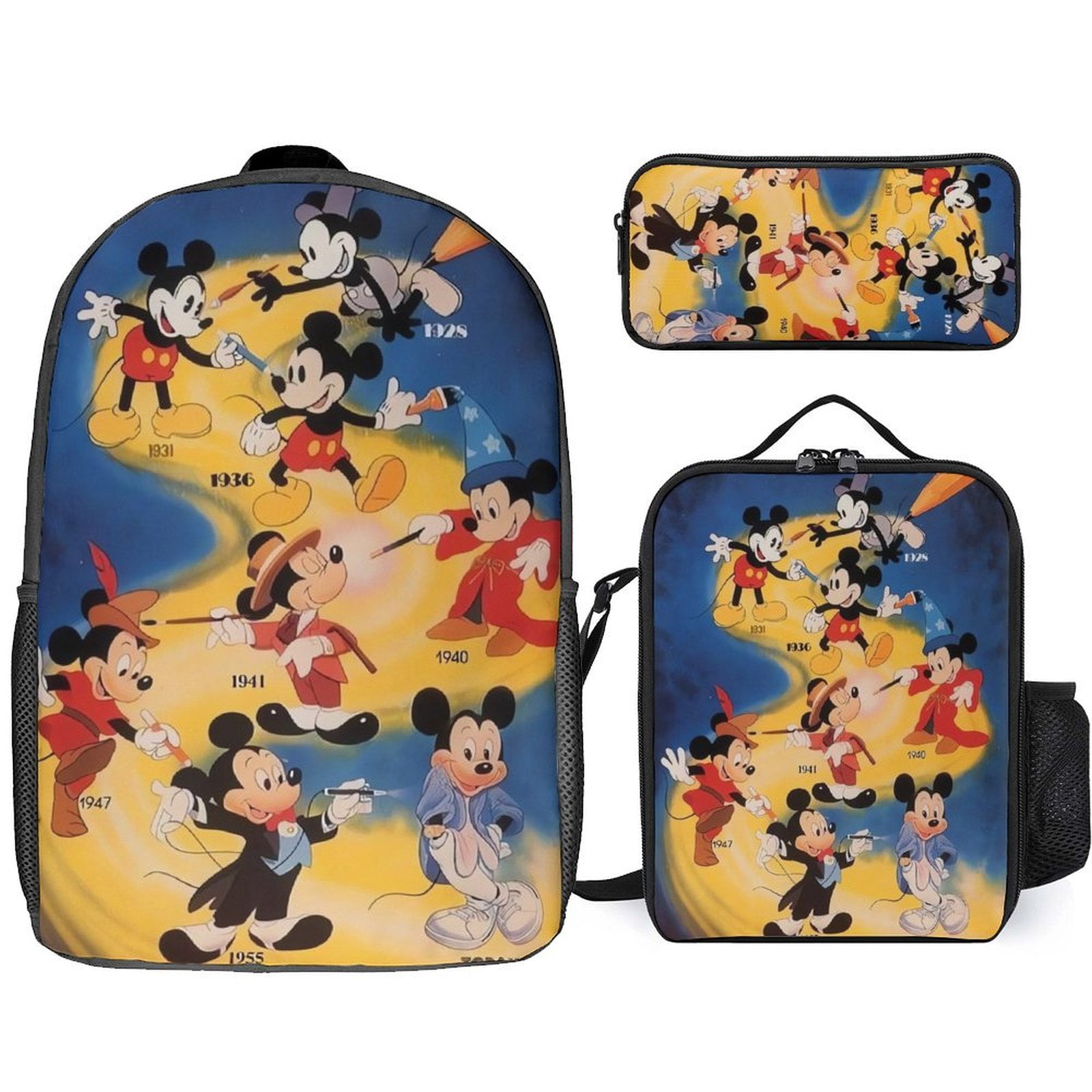 Mickey_Mouse 3D Printed 17 Inth 3PCS Laptop Backpacks Personalized Bags ...