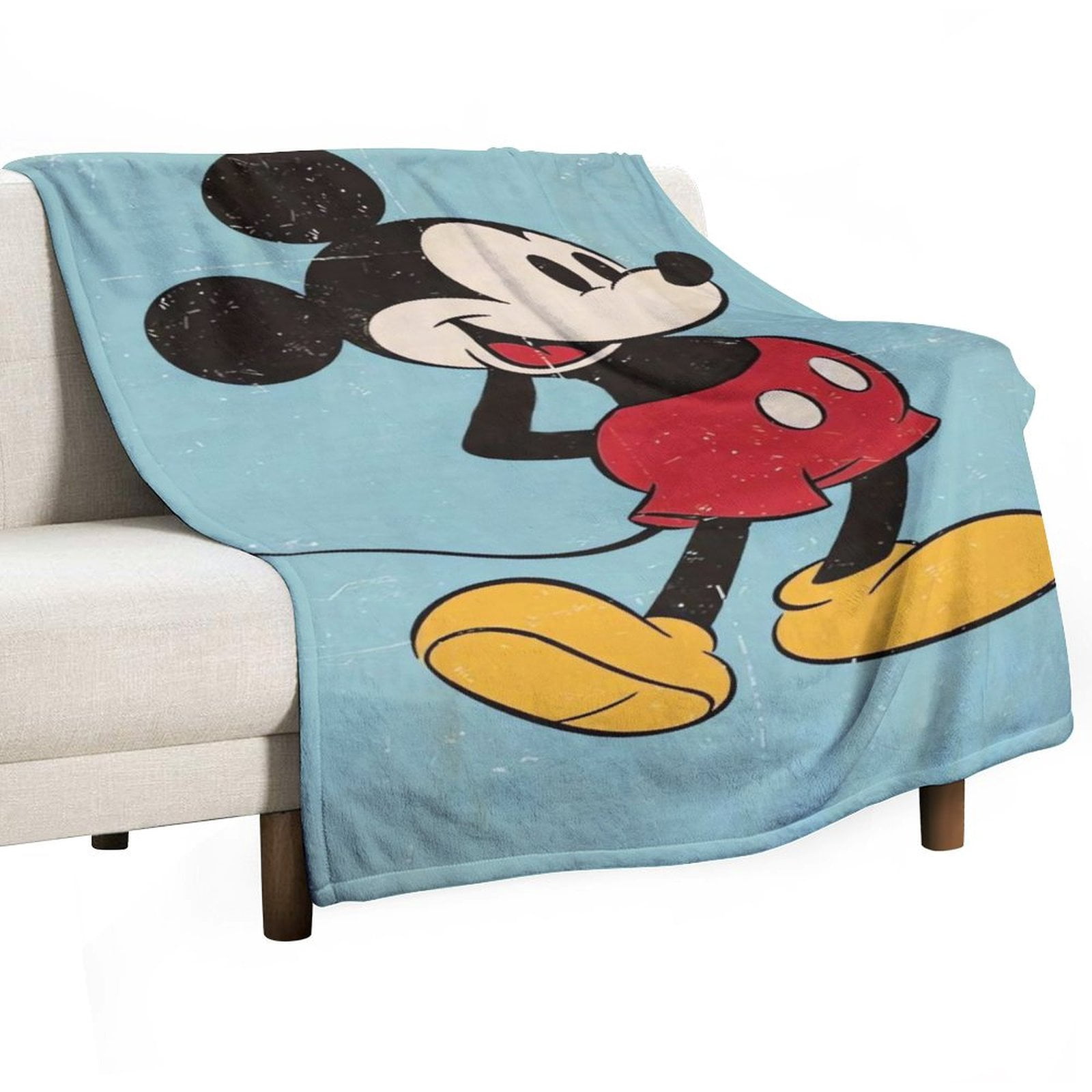 Mickey_Mouse 3D Printed Plush Throw Blanket - Measures 30"x50" - Kids ...