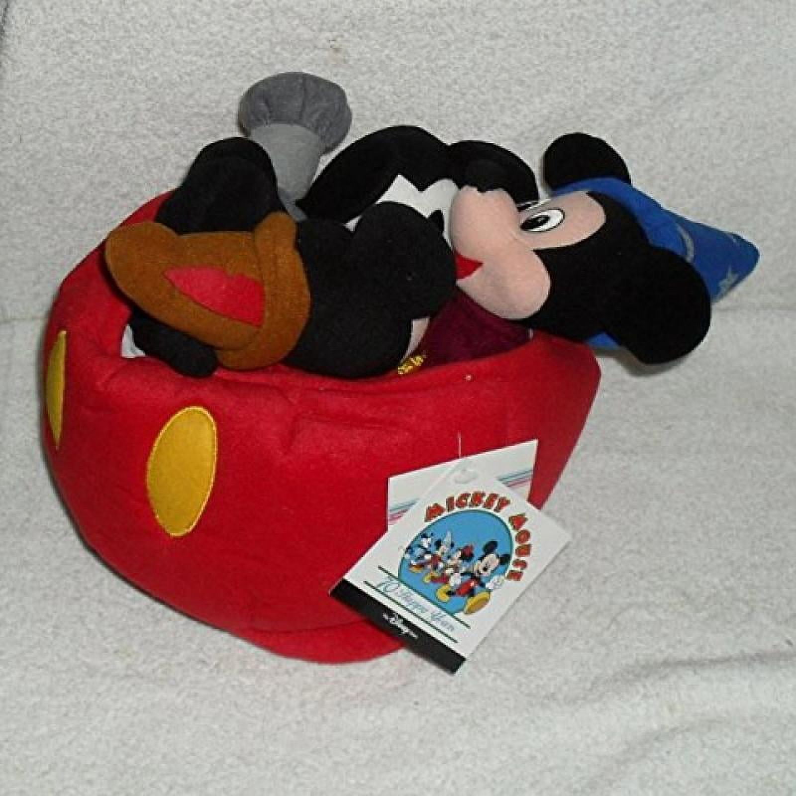Disney 70th Anniversary Mickey Mouse Animation Portable Lounge Bean Bag ...