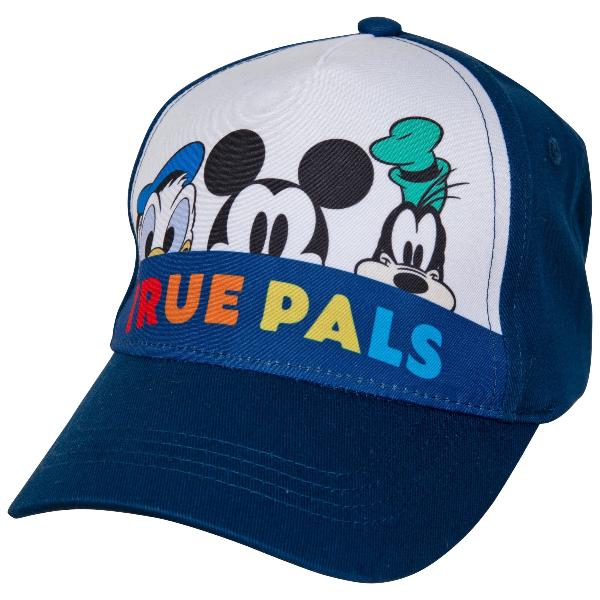 Mickey Mouse Peek-a-Boo Baseball Hat, Adjustable Velcro Strapback, Blue ...