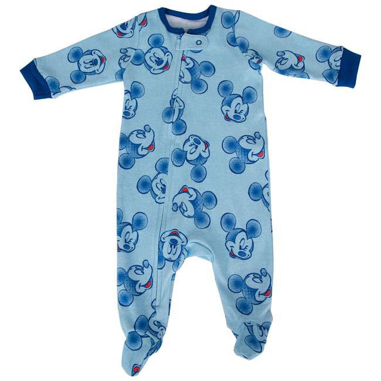 Mickey Mouse 819179-6-9months Disney Mickey Mouse Face All Over Print ...