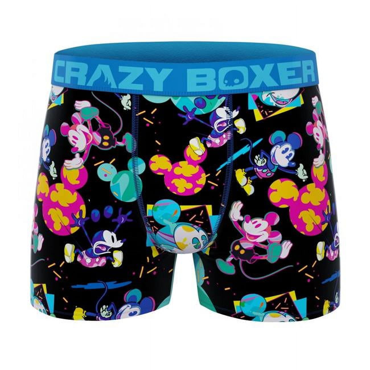 Mickey Mouse 824364-xlarge-40-42 Crazy Boxer Disney Mickey Mouse Neon ...