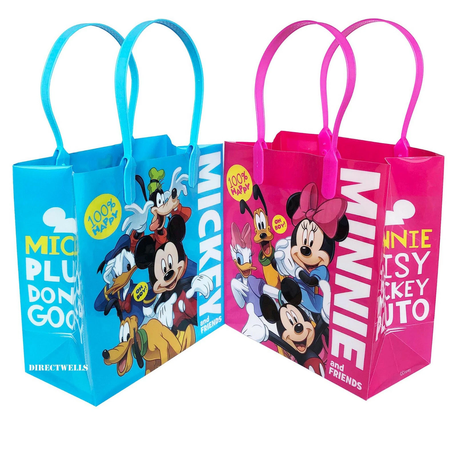 Mickey Mouse And Friends Reusable Small Party Favor Goodie 12 Bags ...