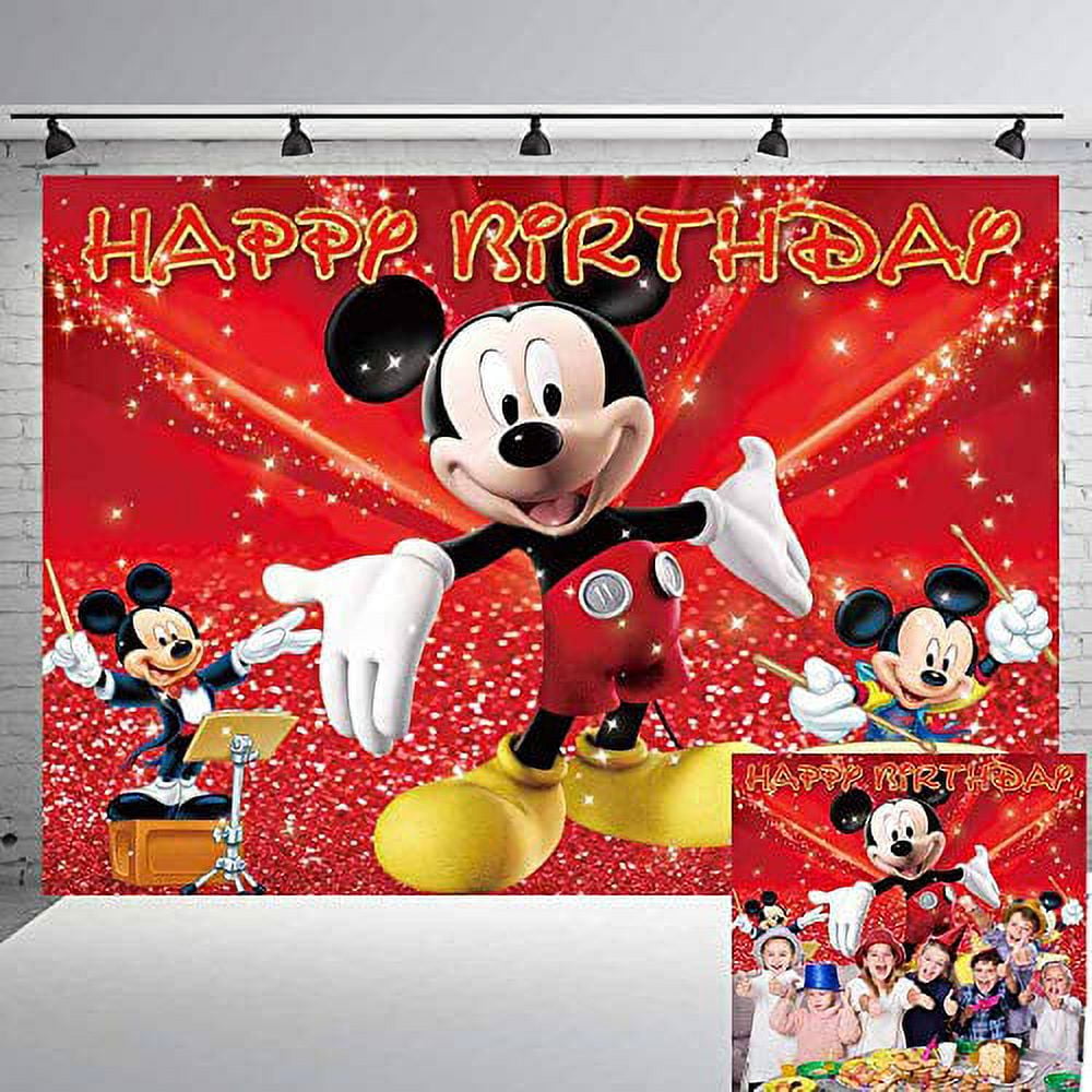 Mickey Mouse Birthday Party Wallpaper