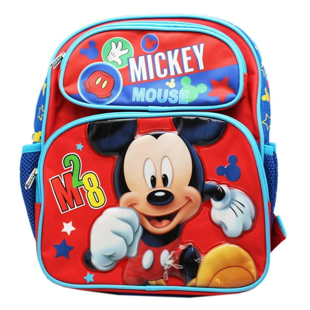 Mickey Mouse Backpack Small 12 inch M28 07646 - Walmart Business Supplies