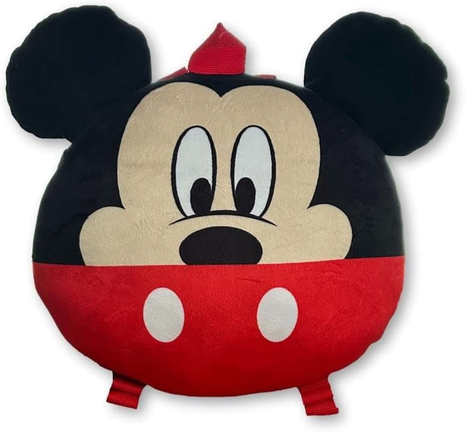 Mickey Mouse Big Face Plush Backpack - Walmart.com