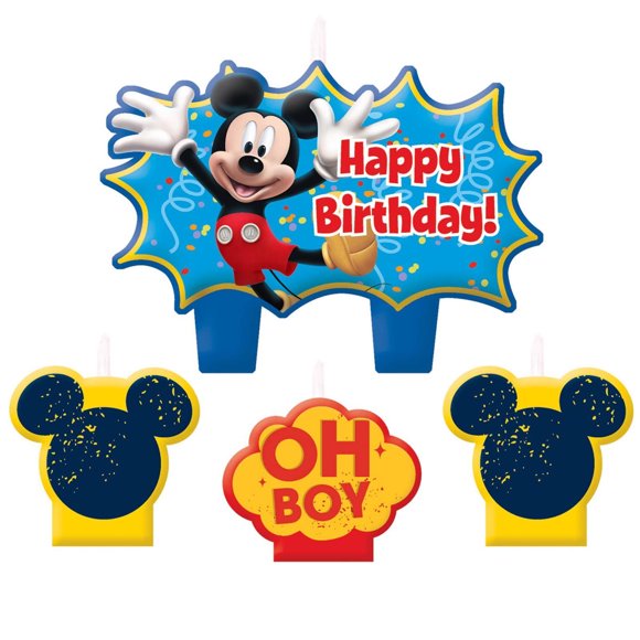 Mickey Mouse Birthday Candles