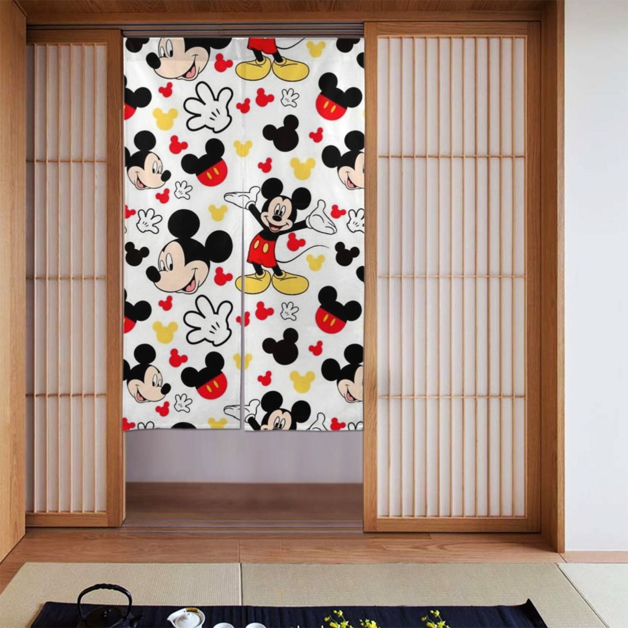 Mickey Mouse Blackout Curtains For Home Decoration, Insulation Curtains ...