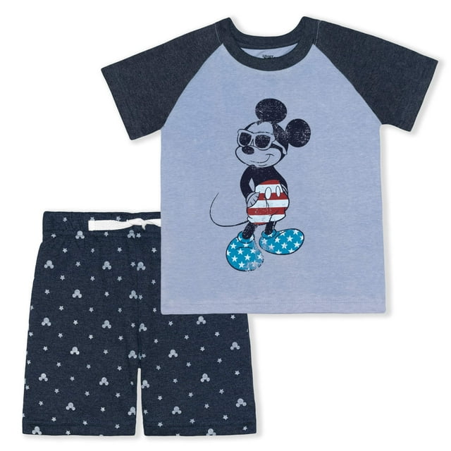 Mickey Mouse Boys 2 Piece Character Short Set, 4-7 - Walmart.com