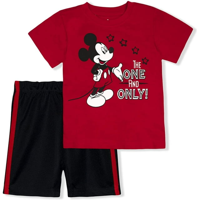 Mickey Mouse Boys 2 Piece Character Short Set, Toddler - Walmart.com