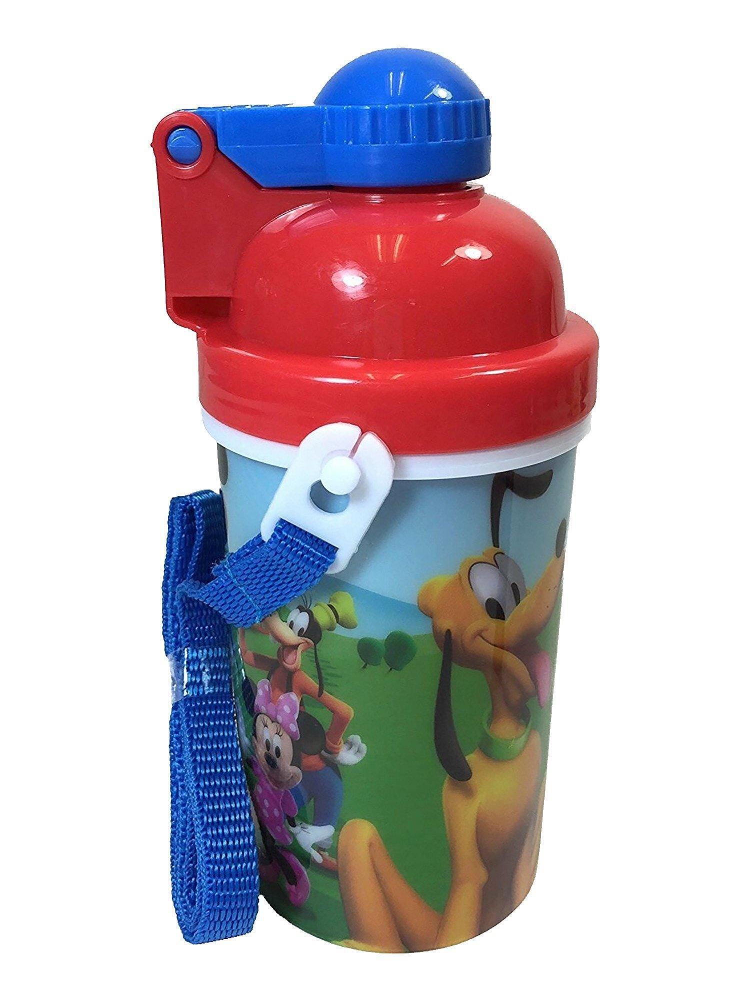 Mickey Mouse Canteen Water Bottle 12oz Popup Lid & Shoulder Strap ...