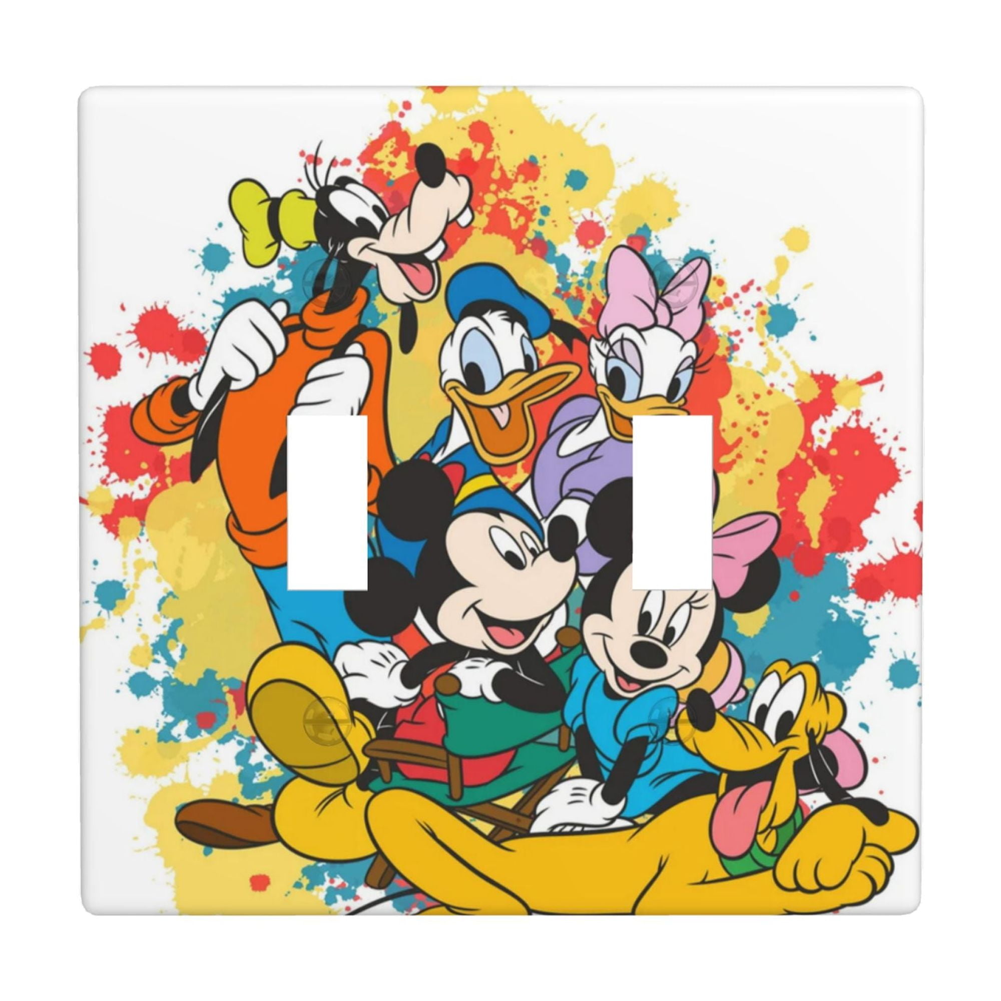 Mickey Mouse Cartoon Anime Light Switch Cover Plates Single Toggle Wall ...