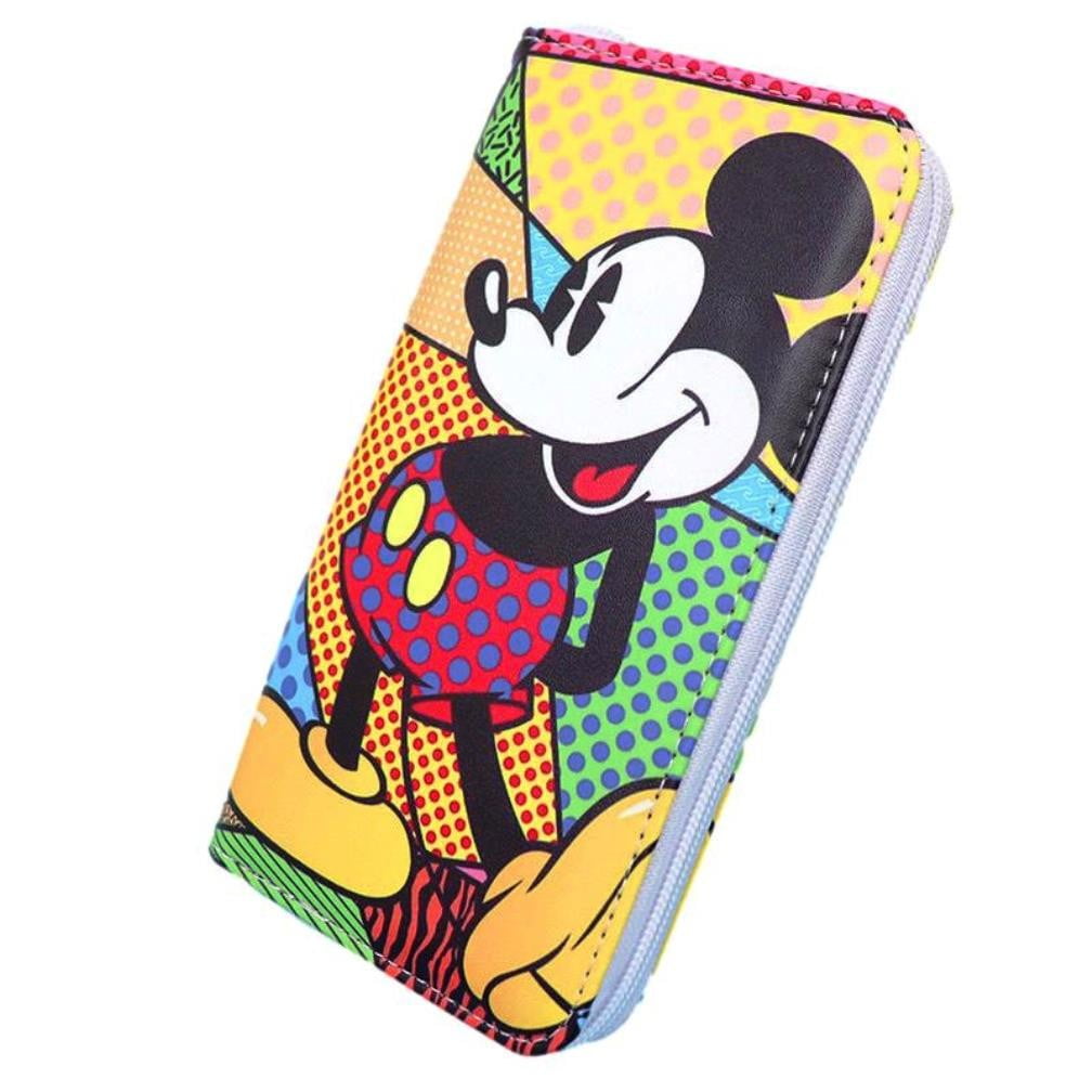 Mickey Mouse Character Zip Around Clutch Wallet - Walmart.com