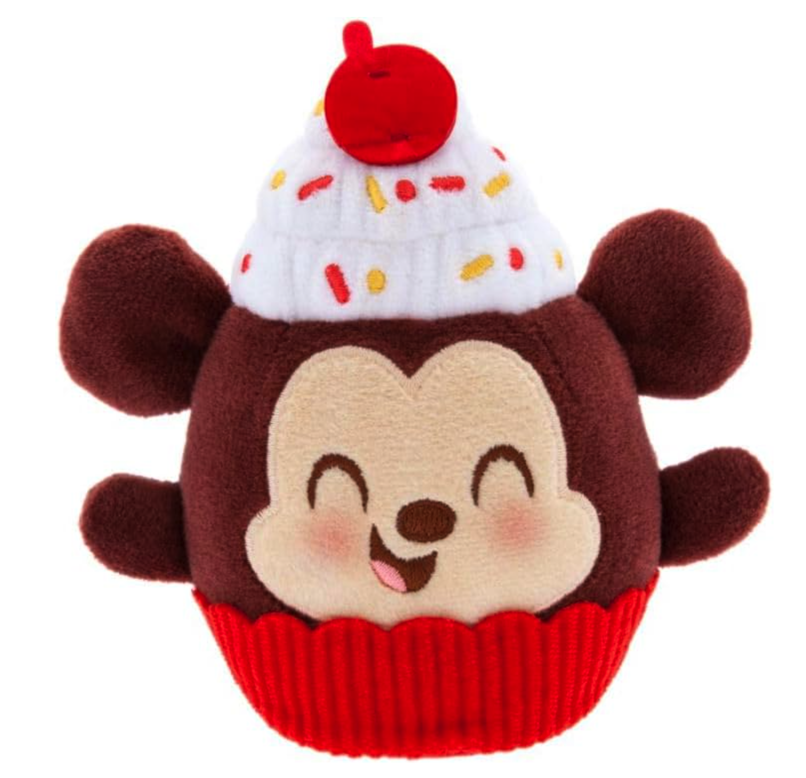 Mickey Mouse Chocolate-Sprinkled Cupcake Disney Munchlings Plush ...