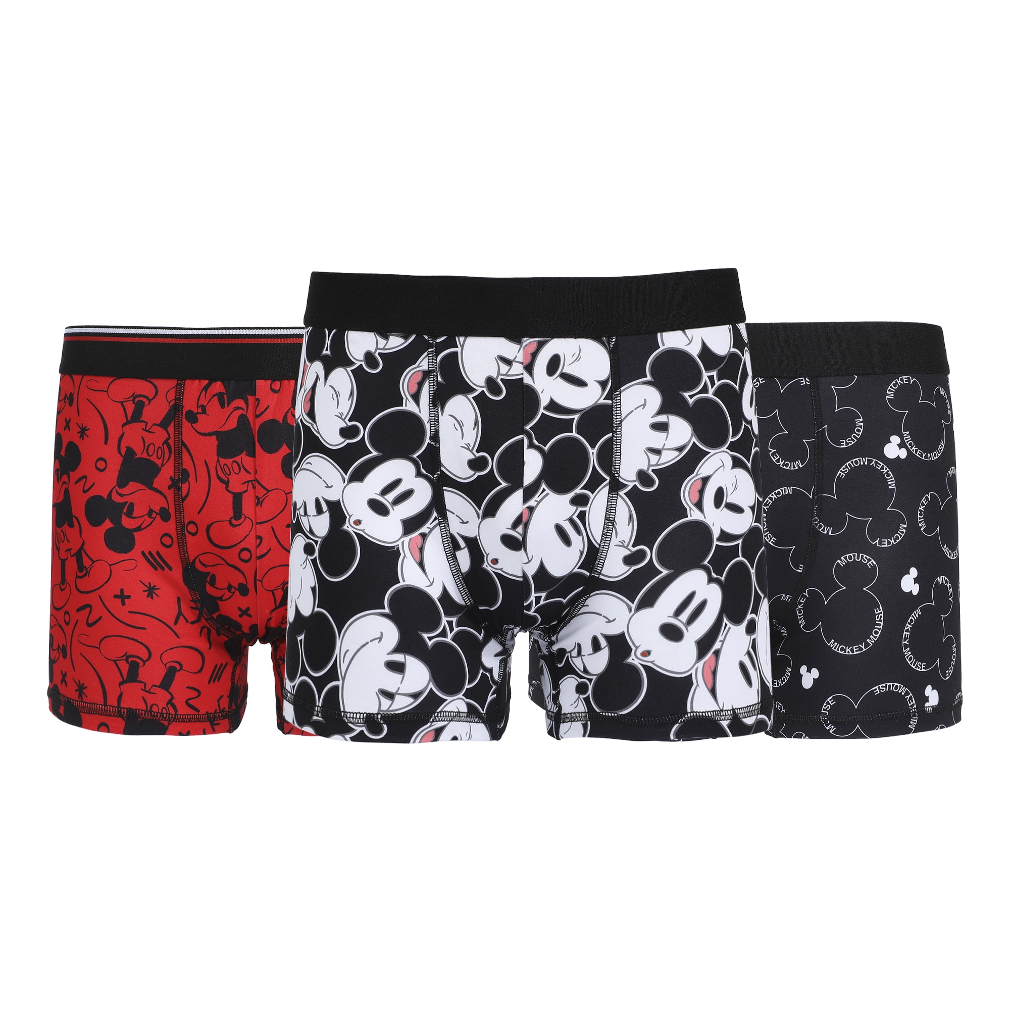 Mickey Mouse Classic All-Over Print Men's Boxer Briefs Multipack (3 ...