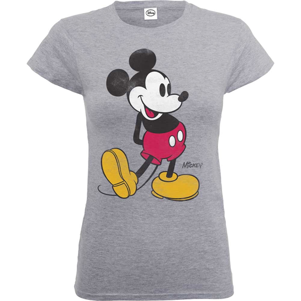 Mickey Mouse Classic Kick Color Junior Top X-Large Grey - Walmart.com