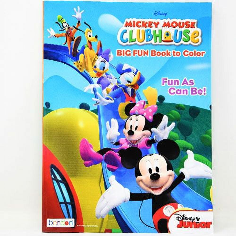 Mickey Mouse: Clubhouse Book 2 Coloring Book (Paperback) - Walmart.com